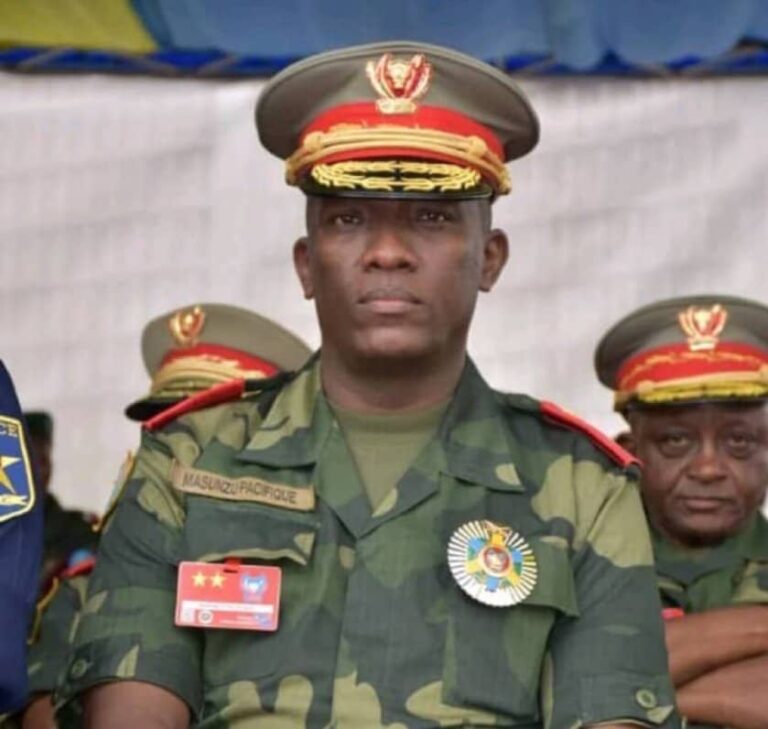 Agression de la RDC : Le Général Pacifique Masunzu à Bukavu pour ...